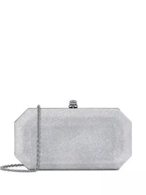 Tyler Ellis Small Perry Clutch Bag - Silver
