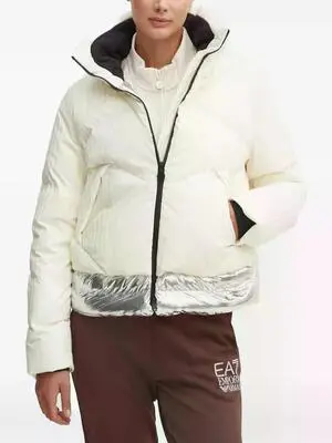 SPORTALM Quilted Metallic-trim Jacket - Neutrals