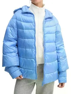 SPORTALM Quilted Hooded Jacket - Blue