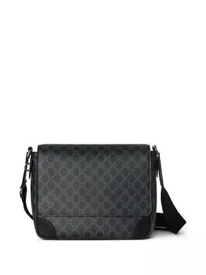 Gucci Gg Emblem Shoulder Bag - Black