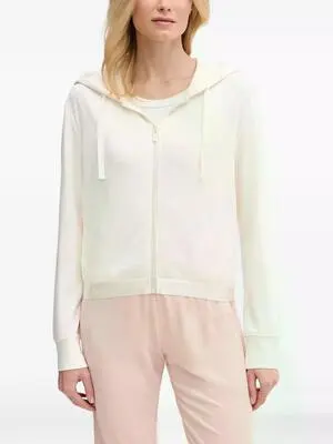 Guess Embroidered Logo Zip-up Hoodie