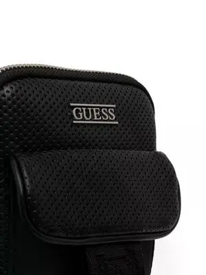 Guess Perforated Detail Messenger Bag