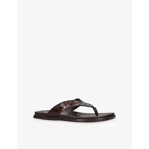Sam Edelman Lila Leather Sandals - Brown