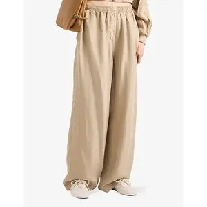 Prada Silk Relaxed Fit Trousers