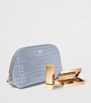ASPINAL OF LONDON Small Leather Cosmetic Case