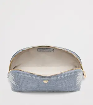 ASPINAL OF LONDON Small Leather Cosmetic Case