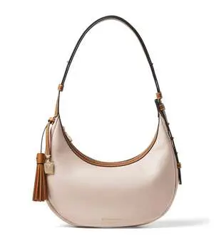 ASPINAL OF LONDON Small Soho Crescent Shoulder Bag - Neutral