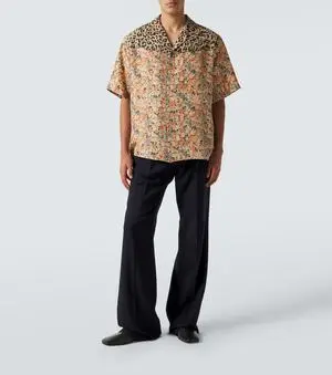 Valentino Garavani Printed Silk Bowling Shirt