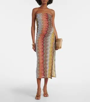 Missoni Wave Lame Beach Dress