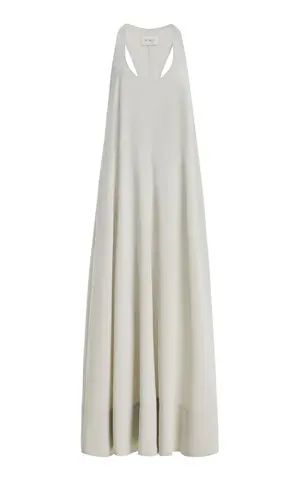 ST. AGNI Fluid Racerback Tank Dress - Silver
