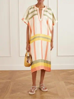 ERES Berlingot Printed Silk-twill Kaftan