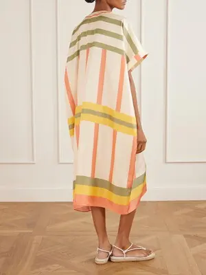 ERES Berlingot Printed Silk-twill Kaftan