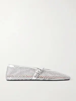Alaia Metallic Flats For Women