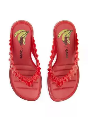 GANNI X Melissa Logo-print Heeled Sandals