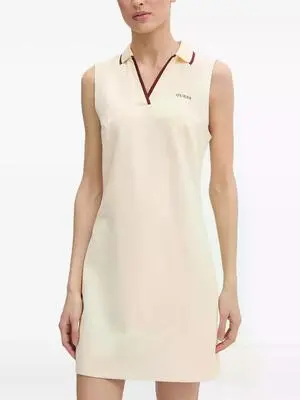 Guess Sleeveless Mini Dress With Contrast Trim - Neutrals