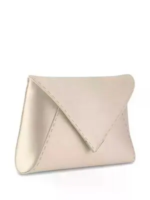 Tyler Ellis Large Lee Pouchet Envelope Clutch Bag - Neutrals