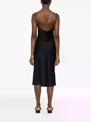 Stella McCartney Asymmetric Cowl-neck Midi Dress