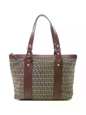 Fendi Zucchino Monogram Tote Bag - Neutrals