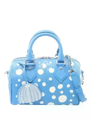 LOUIS VUITTON Monogram Empreinte Speedy Bandouliere 20 Satchel - Blue