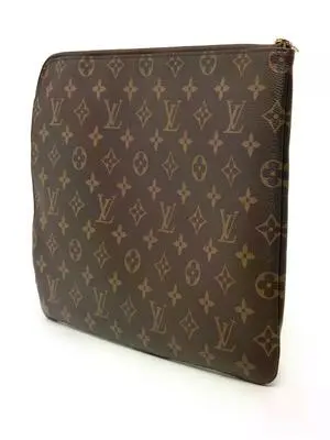 LOUIS VUITTON Monogram Etui Voyage Mm Clutch Bag - Brown