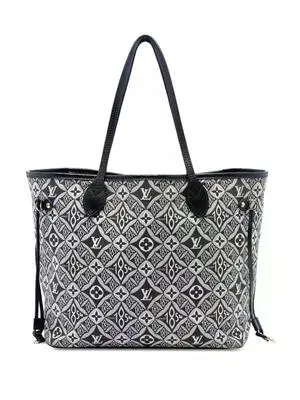 LOUIS VUITTON Monogram Jacquard Since 1854 Neverfull Mm Tote Bag - Black