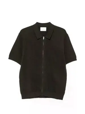 Nn07 Gustav 60016 Zip-up Knitted Shirt