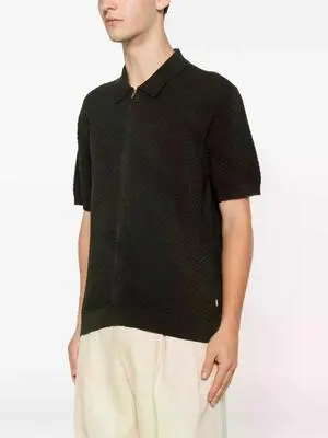 Nn07 Gustav 60016 Zip-up Knitted Shirt