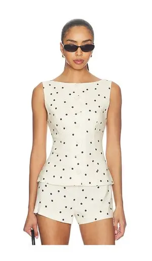 Tularosa Adalyn Vest Top - Ivory