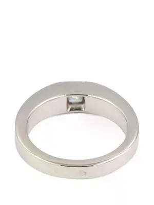 Cartier White Gold Princess-cut Diamond Ring - Silver