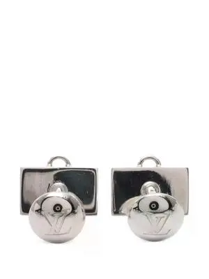 LOUIS VUITTON 2017 Logo-motif Cufflinks