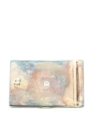 Hermès Tone Studded Belt Buckle With Ring Detail