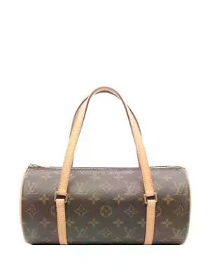 LOUIS VUITTON 2005 26 Monogram Papillon Canvas Tote Bag