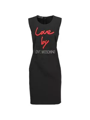 Moschino Embroidered Sleeveless Dress