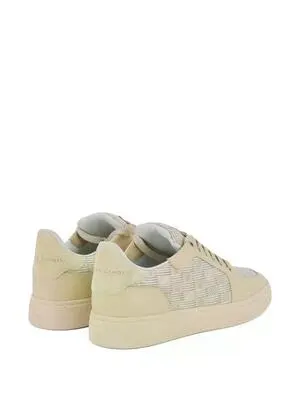 GIUSEPPE ZANOTTI Biarritz Monogram Print Lace-up Sneakers