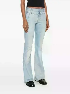 Amiri Logo Charm Flared Jeans