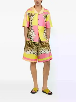 Roberto Cavalli Leopard-print Shirt