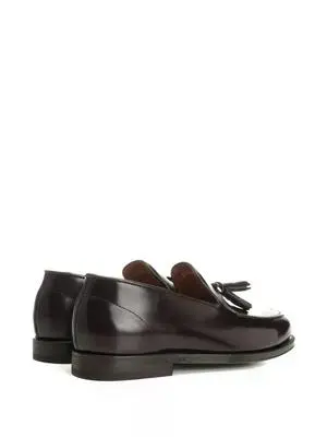 Al Duca D'aosta Polished Leather Tassel Loafers