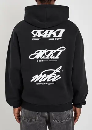 MKI MIYUKI ZOKU Hooded Cotton-blend Sweatshirt