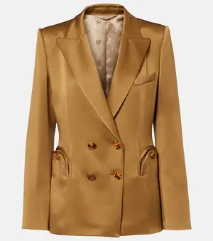BLAZÉ MILANO Charmer Double-breasted Blazer - Brown