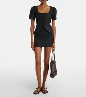 Faithfull The Brand Jane Linen Mini Skirt