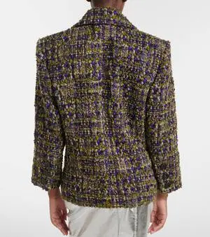 Saint Laurent Wool-blend Tweed Jacket