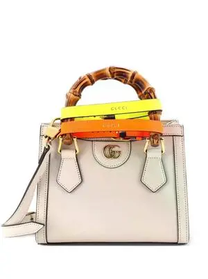 Gucci Diana Mini Tote Bag With Bamboo Handle - Neutrals
