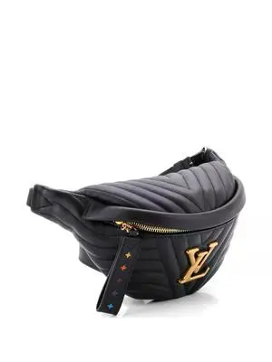 LOUIS VUITTON New Wave Bumbag Quilted Leather Belt Bag - Black