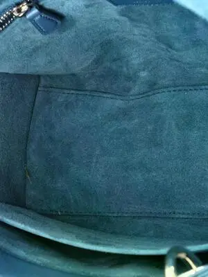 Dior Lady Cannage Quilted Lambskin Satchel - Blue
