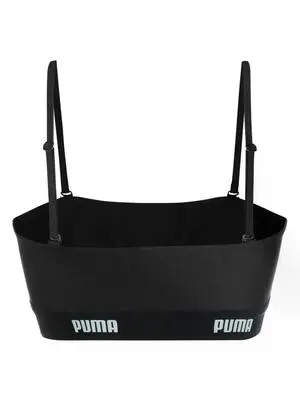 PUMA X Dua Lipa Embroidered Bralette Cropped Top