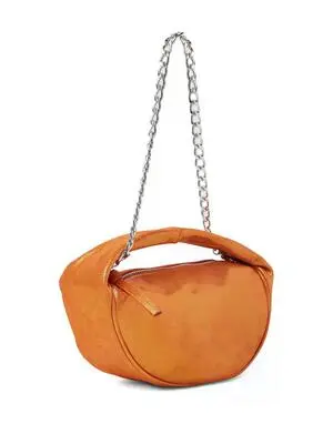By Far Metallic Leather Shoulder Bag