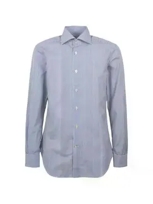 Kiton Striped Long-sleeve Shirt - Blue