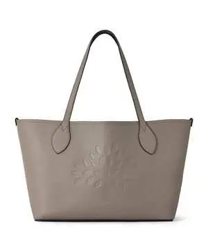 Mulberry Leather Tree Tote Bag - Neutral