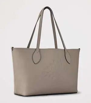 Mulberry Leather Tree Tote Bag - Neutral