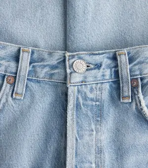 AGOLDE Luna Pierced Tapered Jeans - Blue